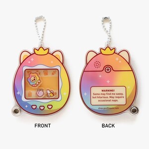 Rainbow Lion Virtual Pet Fillable Shaker Keychain - Etsy