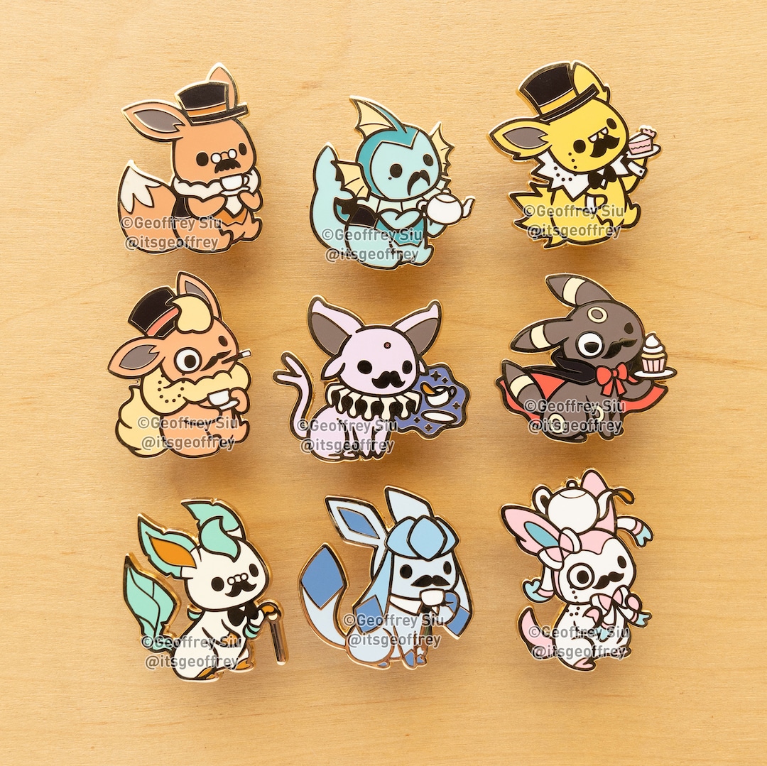 Teaveelution Gentlemon Hard Enamel Pins - Etsy