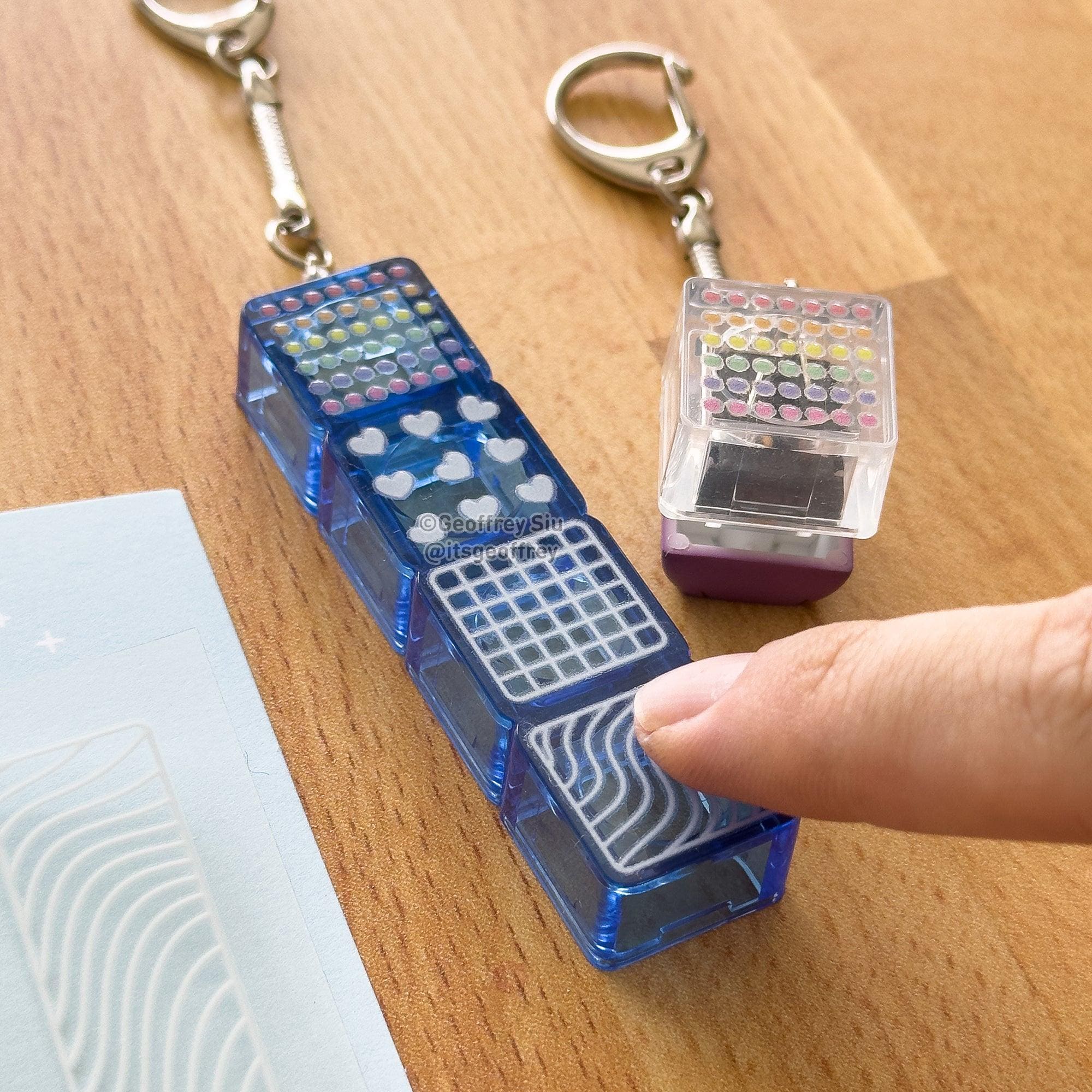 Tactile Stickers (for Clicky Keychains) - Etsy