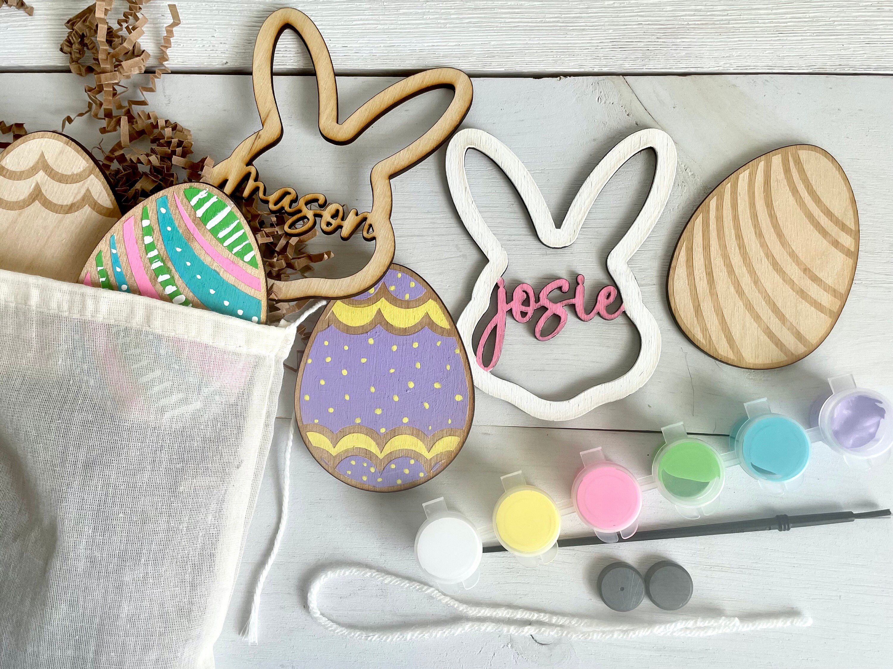 Easter Activity for Kids Paint Your Own DIY Kit Easter - Etsy