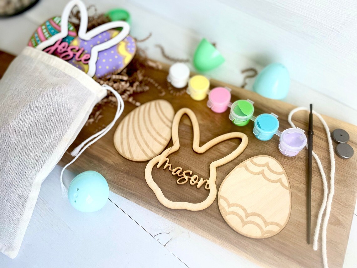 Easter Activity for Kids Paint Your Own DIY Kit Easter - Etsy
