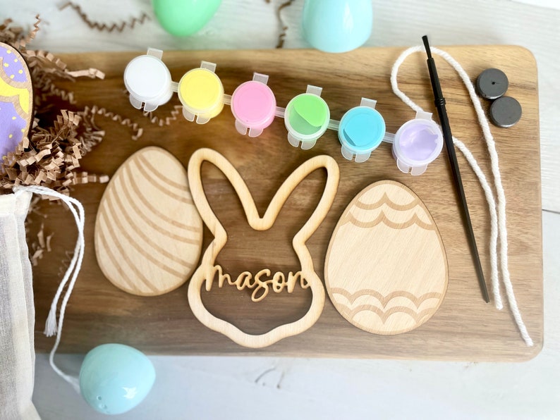 Easter Activity for Kids Paint Your Own DIY Kit Easter - Etsy