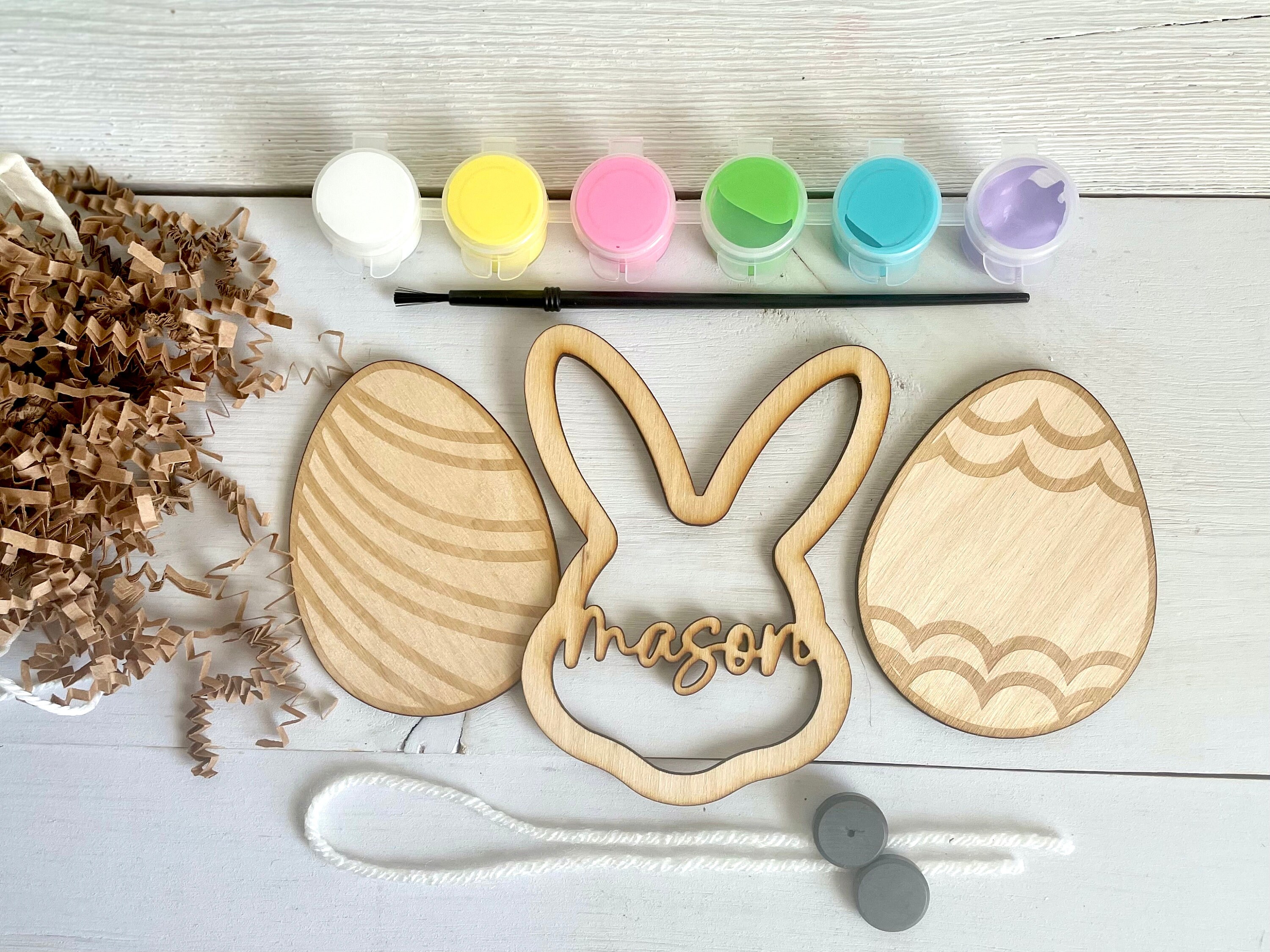 Easter Activity for Kids Paint Your Own DIY Kit Easter - Etsy