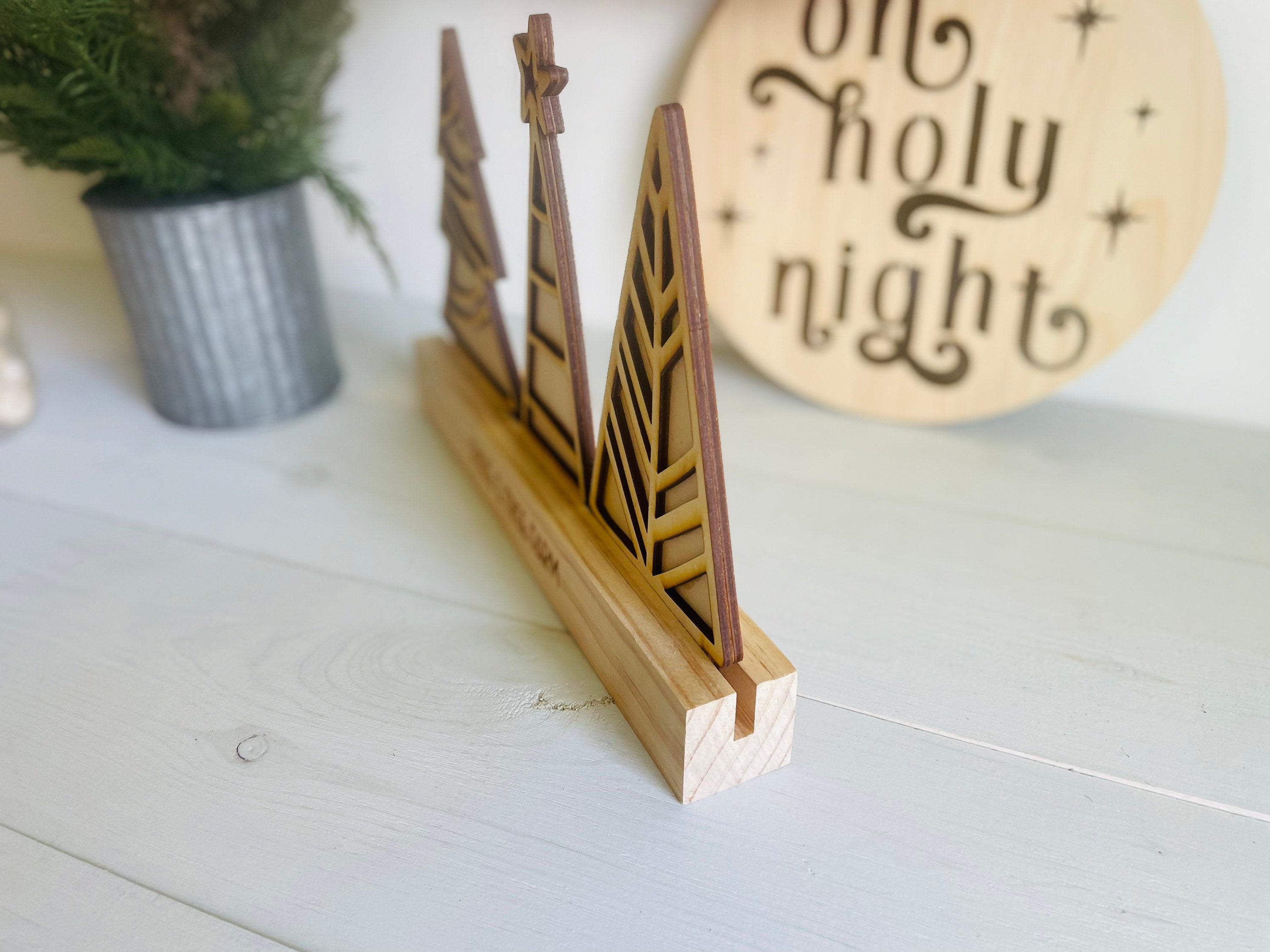 Tree Farm Buildable Craft DIY Kit Christmas Craft Holiday | Etsy