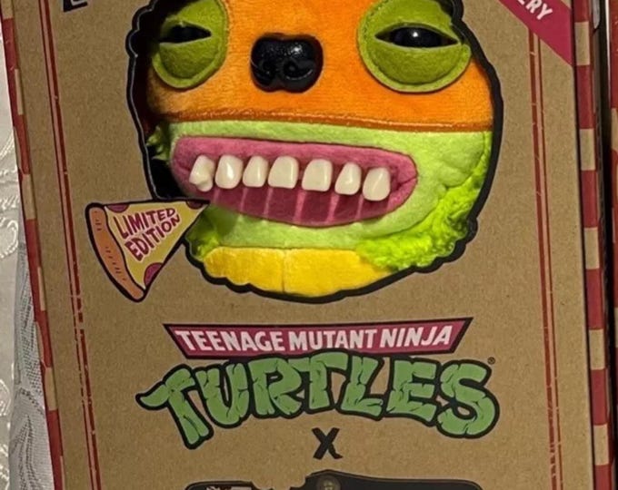 Fuggler Ugly Monster Teenage MUTANT Ninja Turtles MICHELANGELO - Etsy