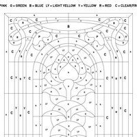 Creel House Stained Glass Window Cling: Stranger Things Inspired Decor ...