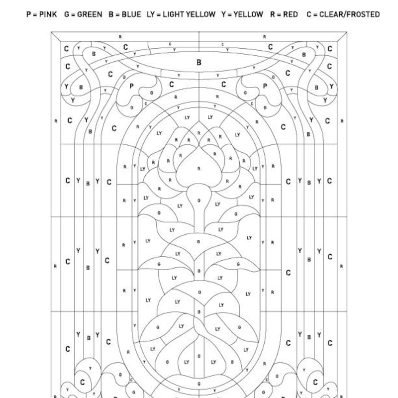 Roses Stained Glass Images - Etsy