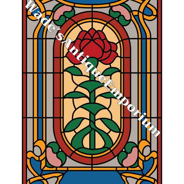 White Stained Glass - Etsy