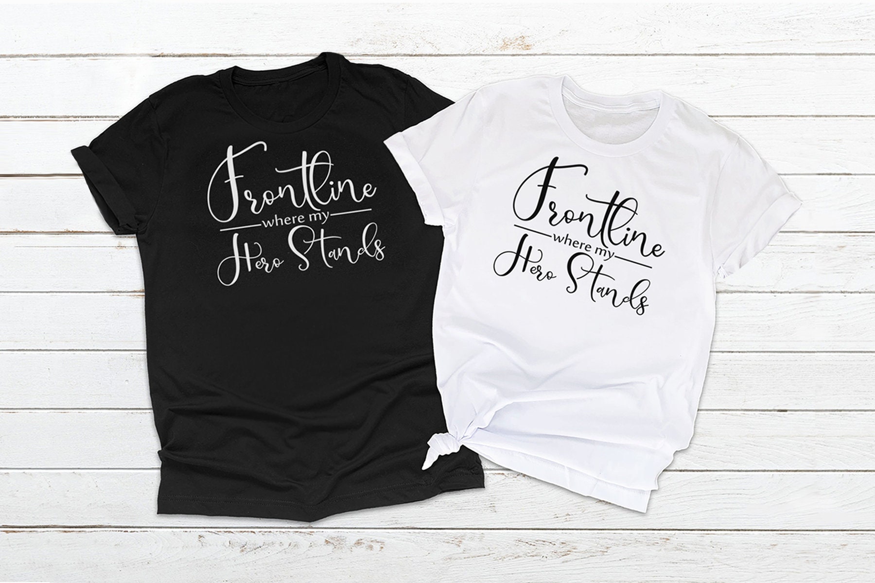 Frontline Hero SVG Set Essential Worker Design for Your Hero - Etsy