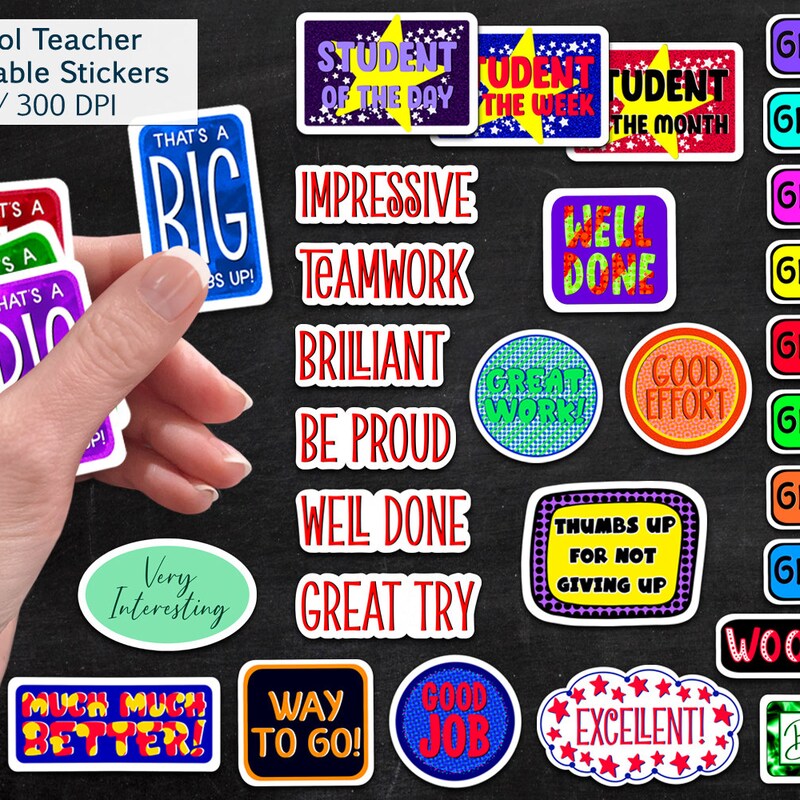 Good Job Stickers - Etsy