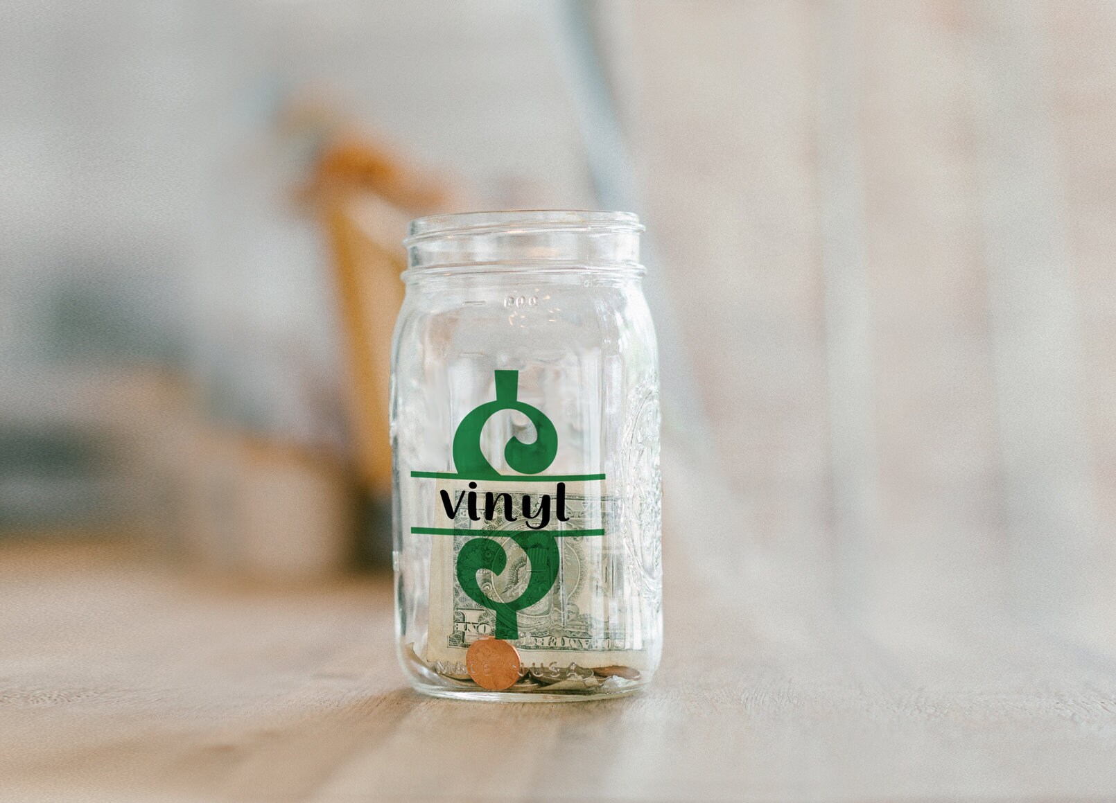 Dollar Sign Savings Jar Bundle, Piggy Bank Label Design, SVG, Saving ...