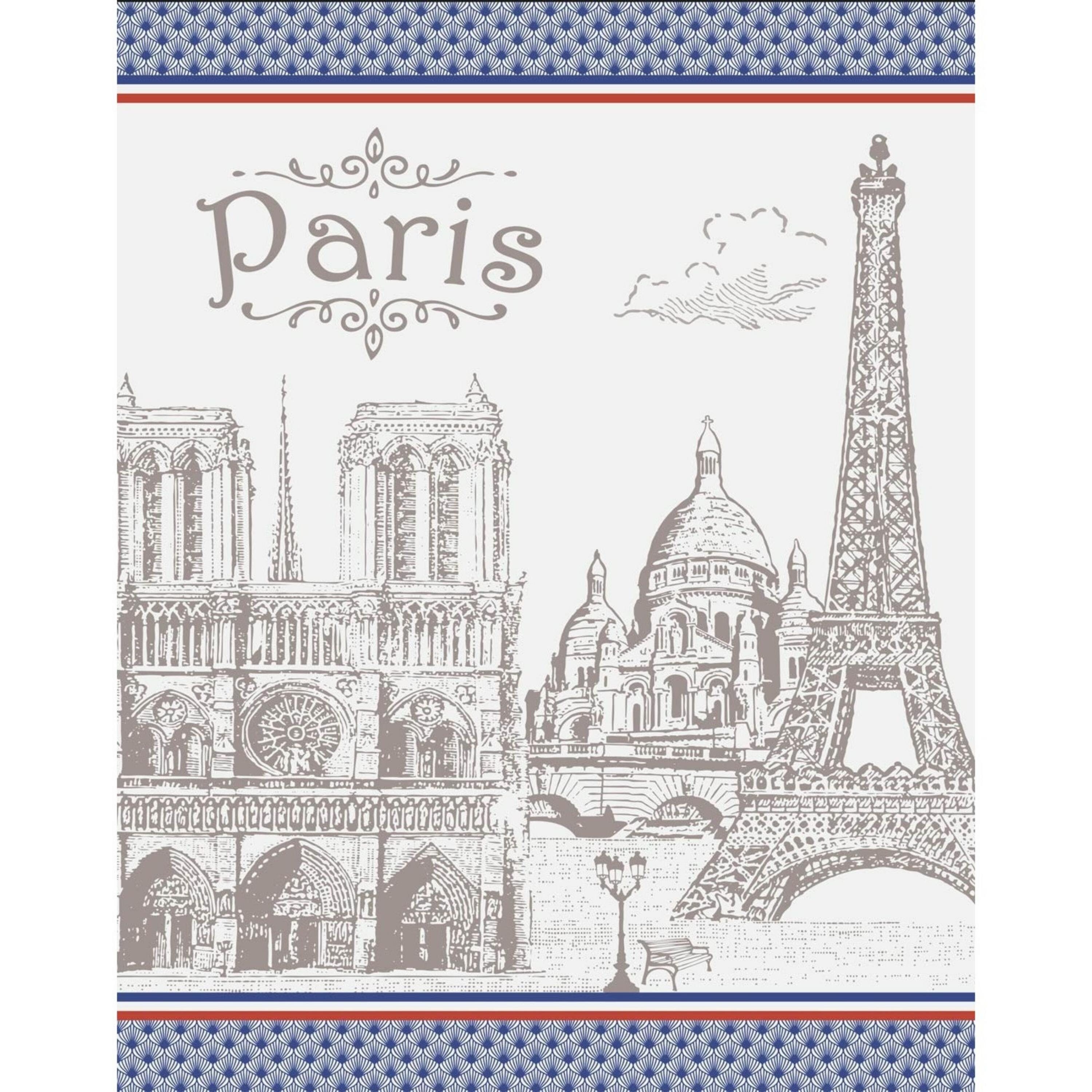 Monuments of Paris Tea Towel-french Tea Towel-french Kitchen Towel ...