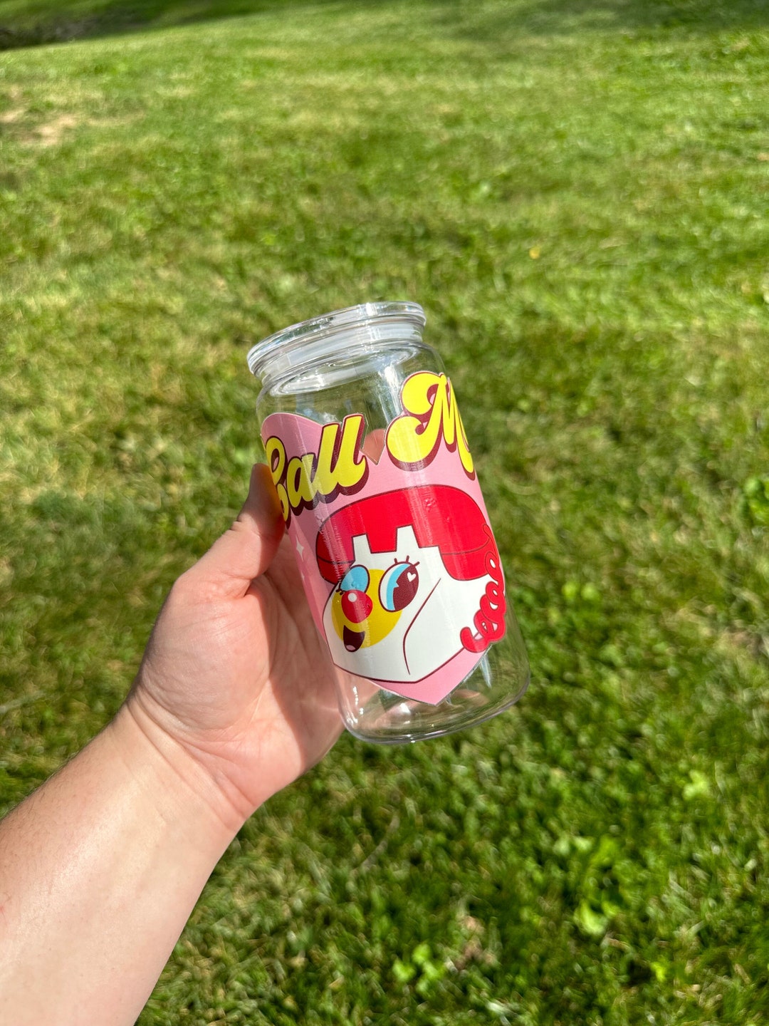 Call Me Cartoon Phone 90s Nostalgia Acrylic 16 Oz Cup Cute Tumbler - Etsy