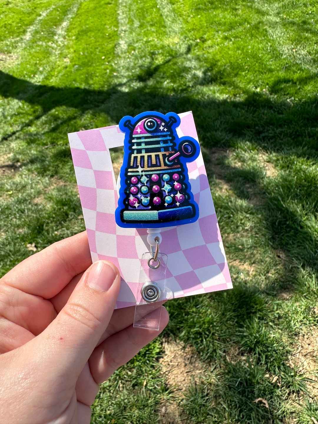 Exterminate! Space Alien Badge Reel | Nerdy and Geeky Badge Reels for ...