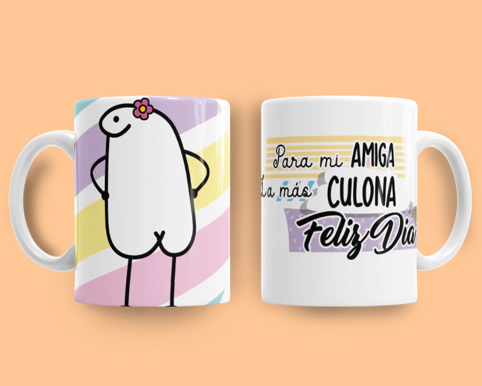 Florks Amigas Best Friends PNG Editables Plantillas - Etsy