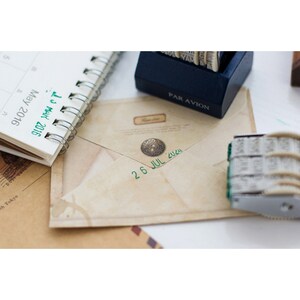 Vintage Style Wooden Date Stamp, Old Date Stamper, Hand Stamp, Journal ...