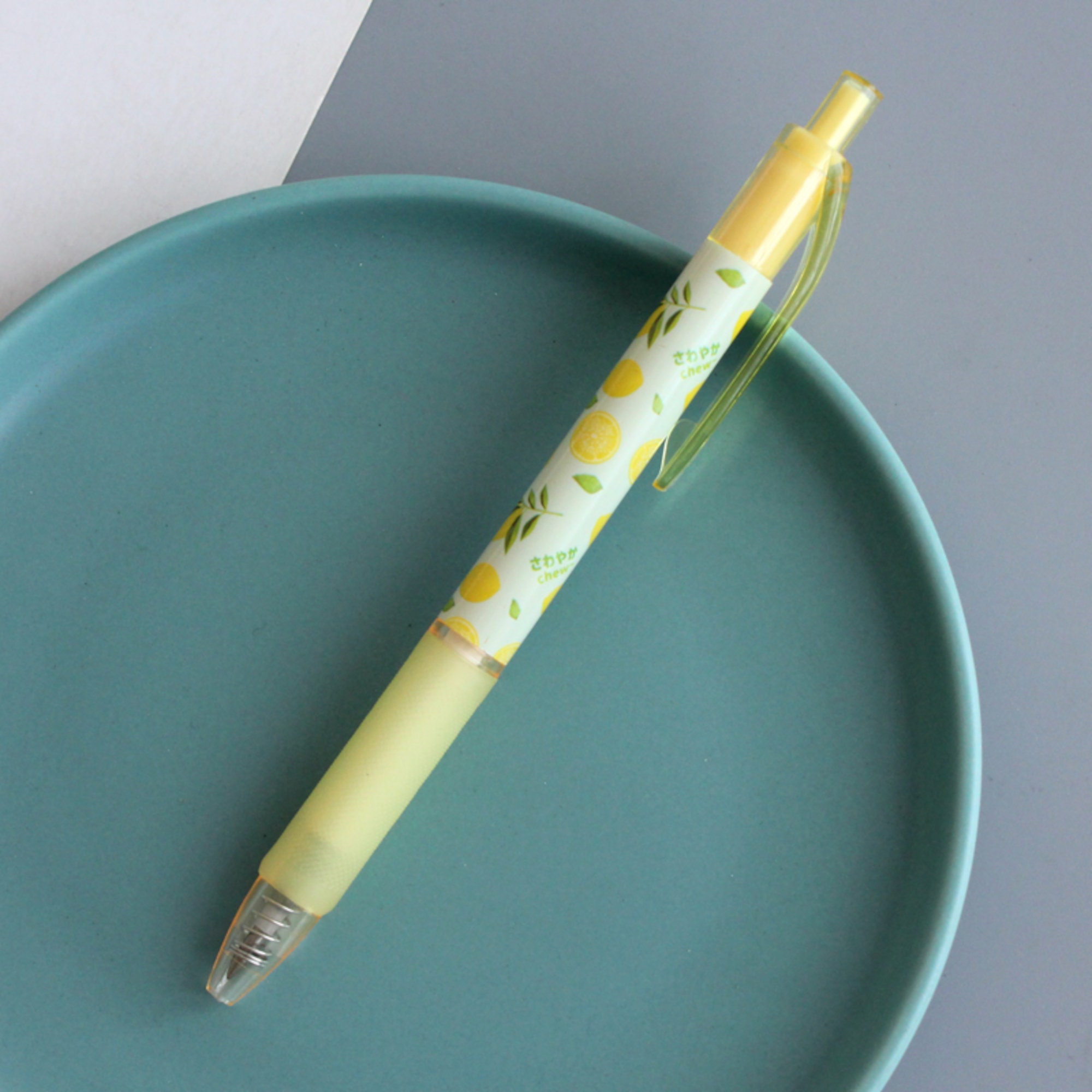 Retractable Fruit Pens Black Ink Peach Strawberry Pens - Etsy Canada