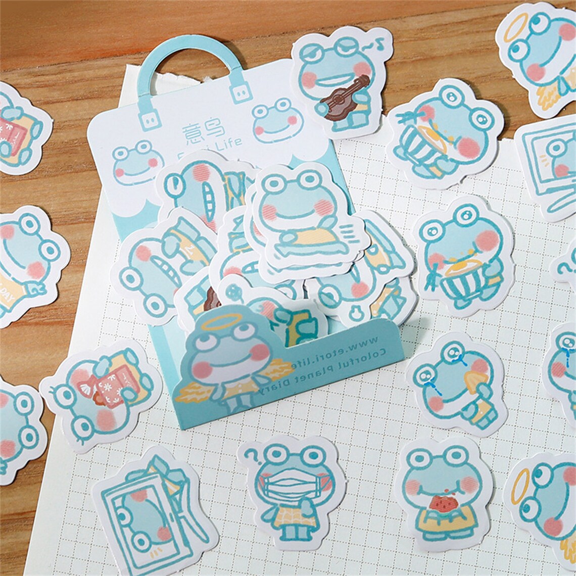 Cute Emoti Planner Sticker Pack Kawaii Cats Stickers Funny - Etsy