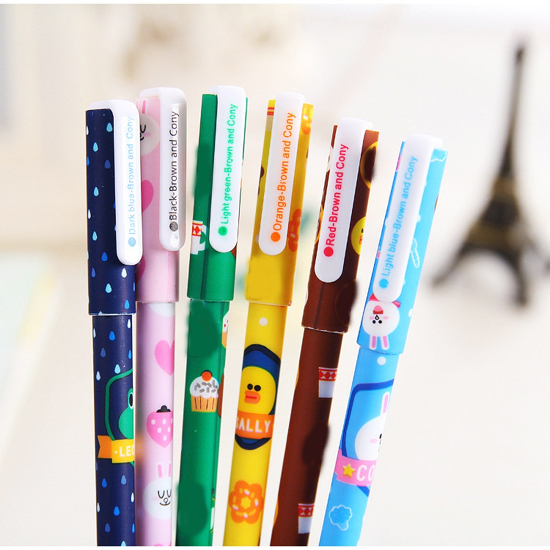 Brown and Cony Pens Line Friends Pen Set Line Character - Etsy