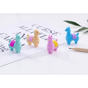 Cute Llama Erasers, Kawaii Erasers for Kids, School Supplies ...
