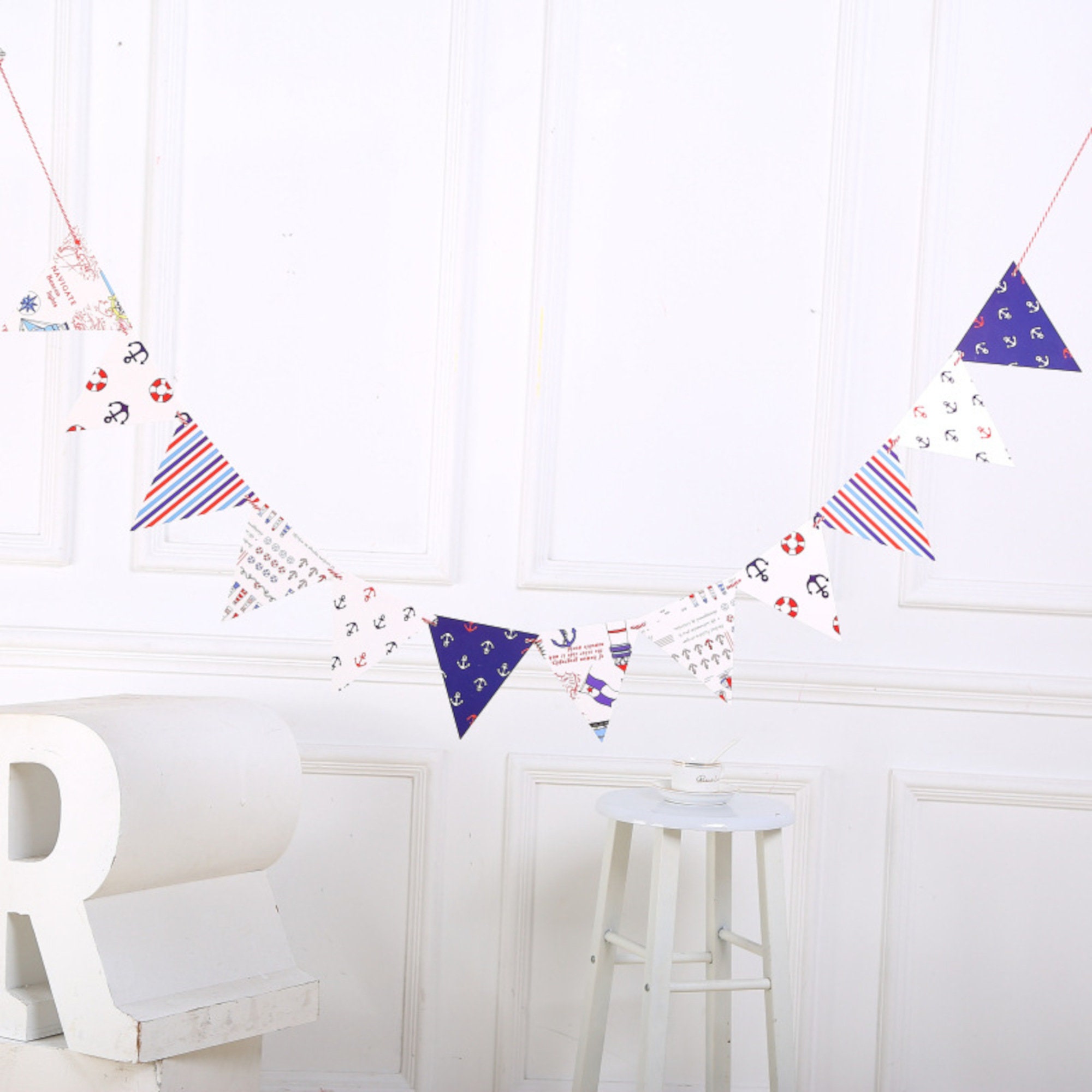 Sailor Bunting Boat Ship Bunting Nautical Bunting Deep Sea | Etsy