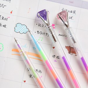 Multicolour Gel Pen, Rainbow Pen, Diamond Pen, Colour Change Gel Pen ...