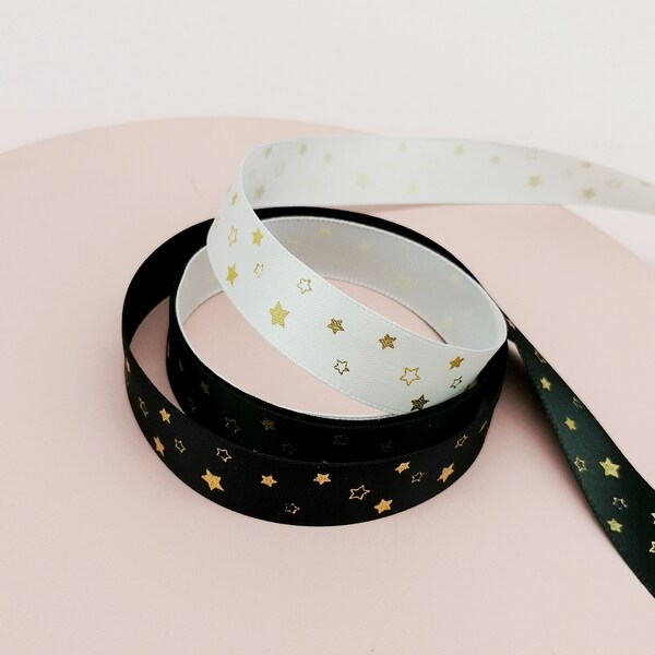 Moon and Stars Ribbon - Etsy