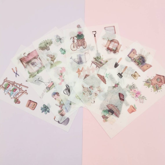 Country Life Stickers Gardening Stickers Garden Lovers - Etsy UK