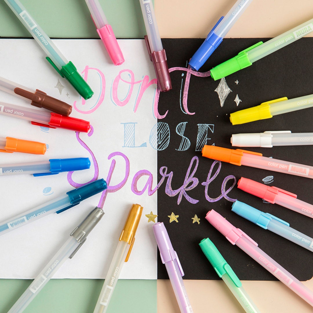 Metallic Gel Pen Set Gel Pens Metallic Pens Journal Pen - Etsy UK