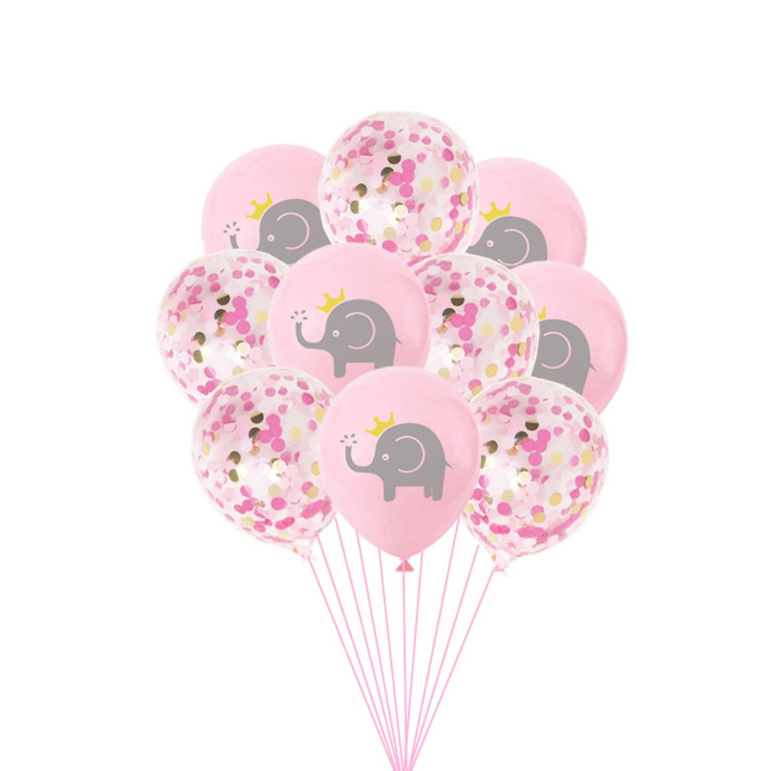 Pink Elephant Princess Balloons Girls Birthday Party Decor - Etsy