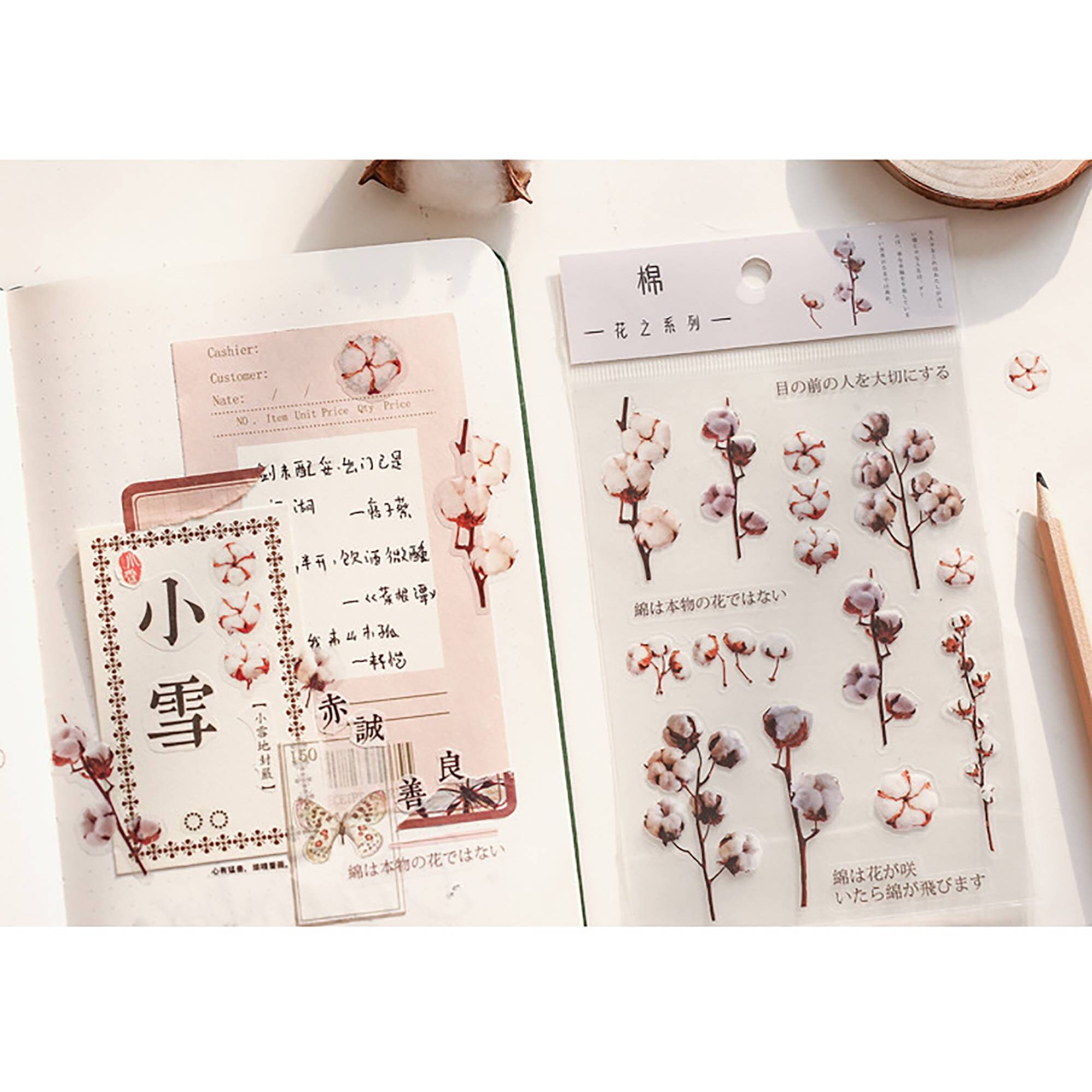 Flower Stickers Garden Stickers Country Garden Stickers | Etsy