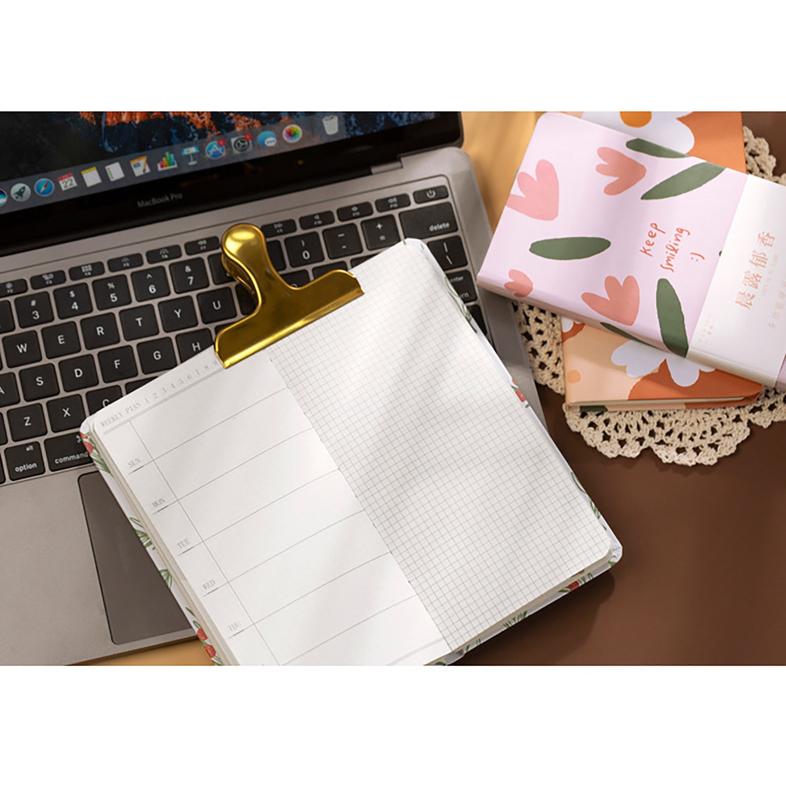 Hard Cover Floral Planner Daily Weekly Monthly Planner - Etsy