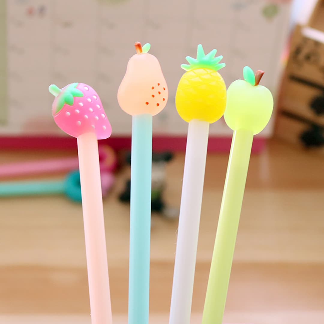 Novelty Fruit Pens, Pineapple Pen, Strawberry Pen, Pen, Food Pens ...