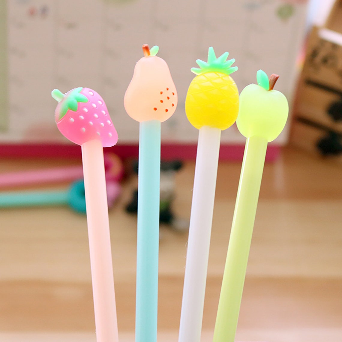Novelty Fruit Pens Pineapple Pen Strawberry Pen Pen Food - Etsy