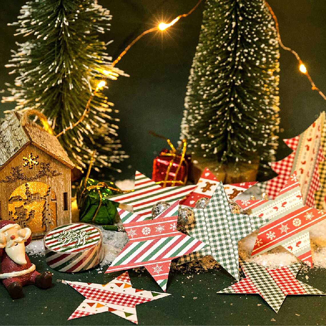 Christmas Washi Tape Christmas Gift Wrapping Decoration Tape - Etsy