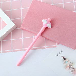 Angel Wings Pen Cute Heart Pens Stationery Gift School | Etsy