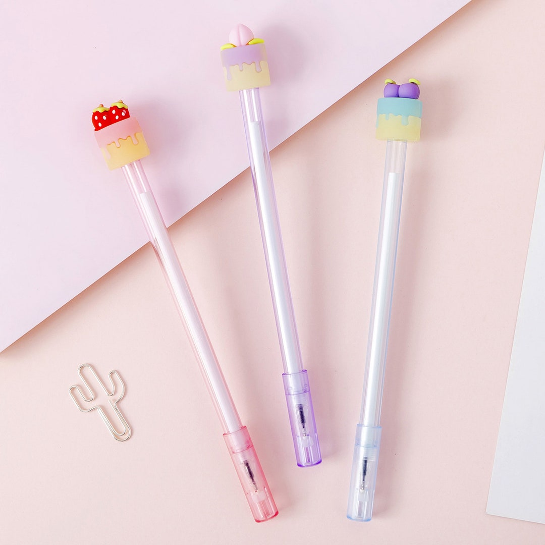Fruit Cake Pens Novelty Pens Back to School Stationery Cute - Etsy