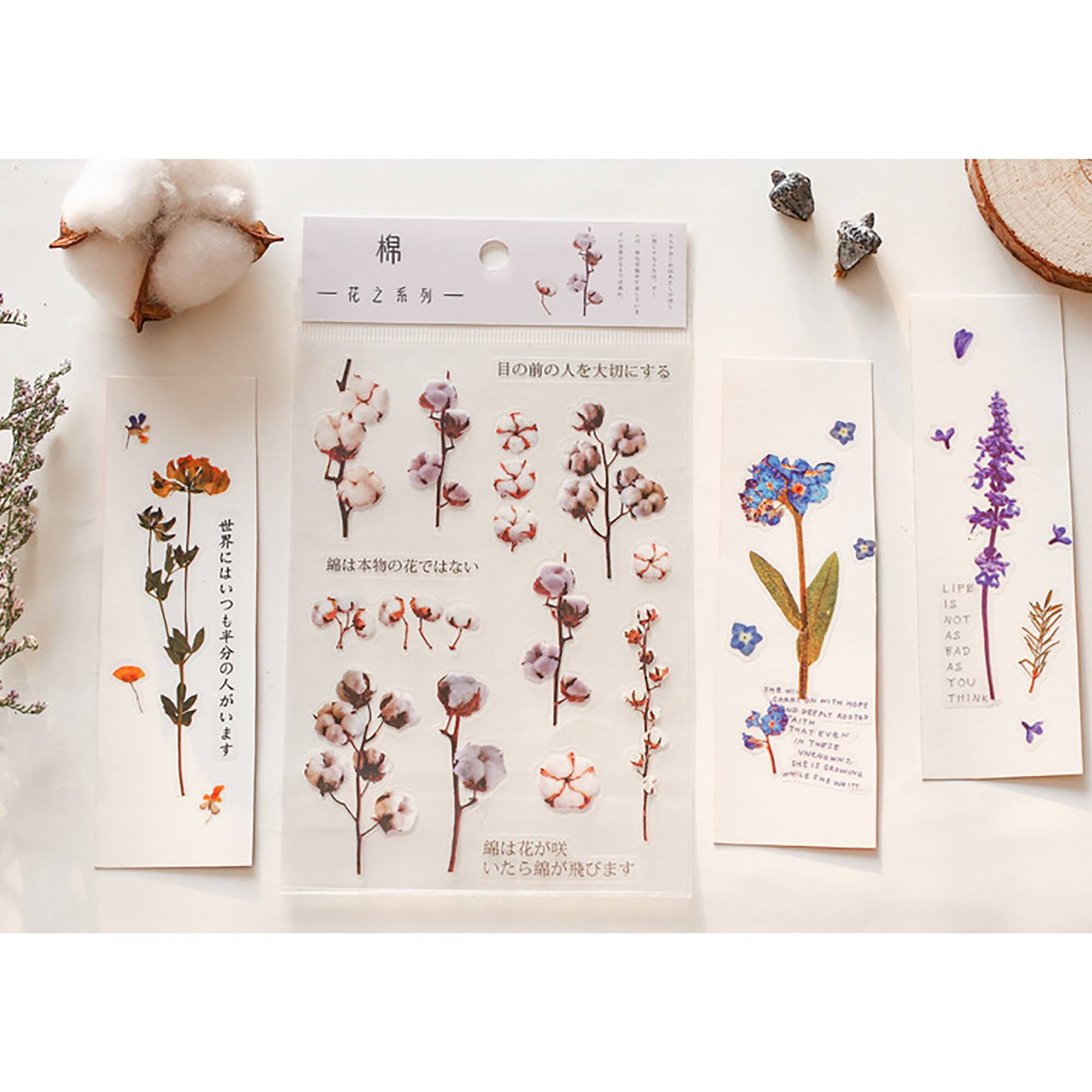 Flower Stickers Garden Stickers Country Garden Stickers | Etsy