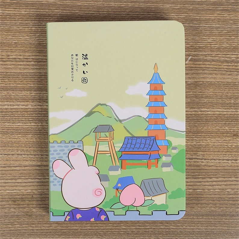 Japanese Illustrated Diary Japanese Notebook Hard Cover - Etsy UK