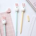Rabbit Pen, Cute Rabbit Pen, Bunny Pen, Pastel Pen, Black Ink, Back to ...