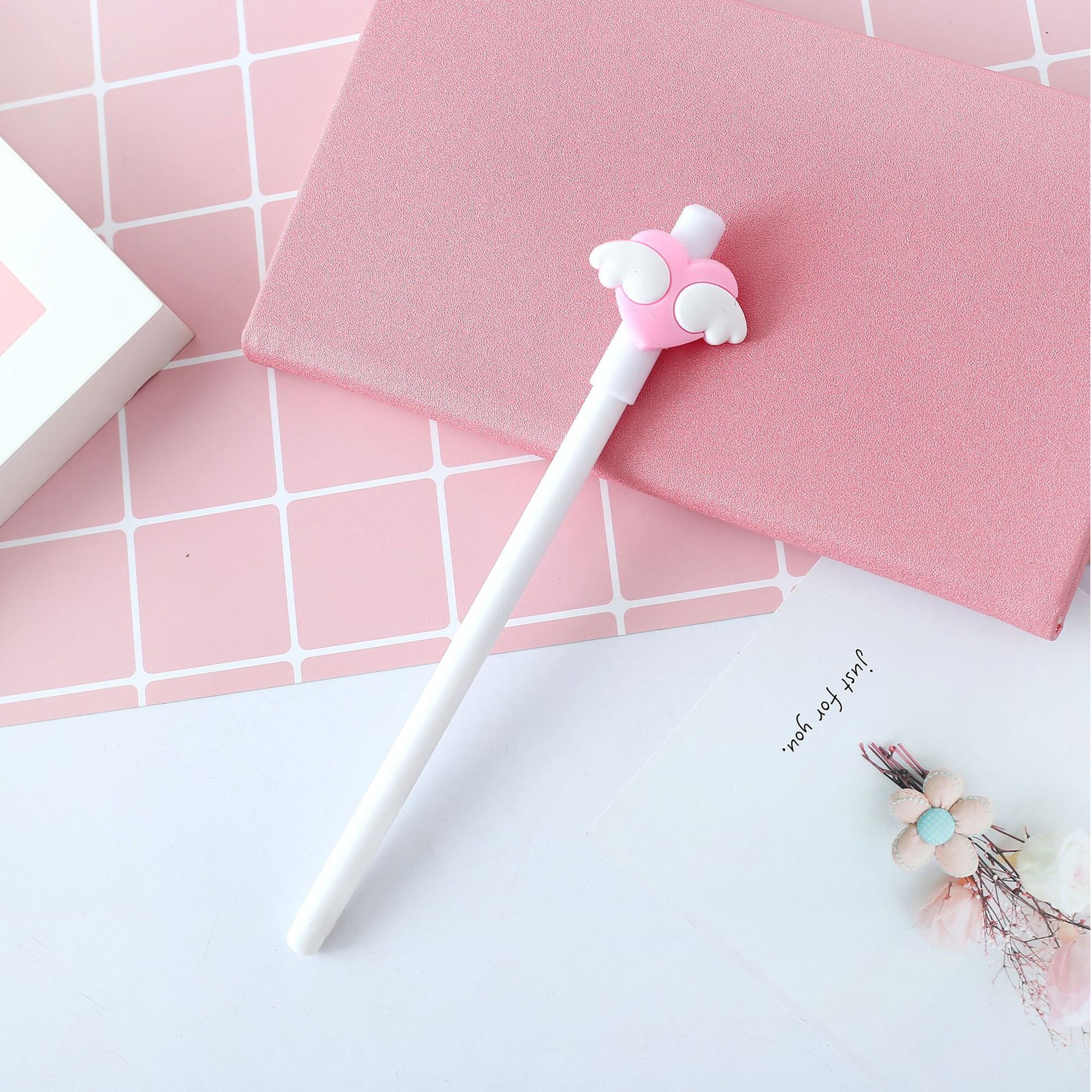 Angel Wings Pen Cute Heart Pens Stationery Gift School | Etsy