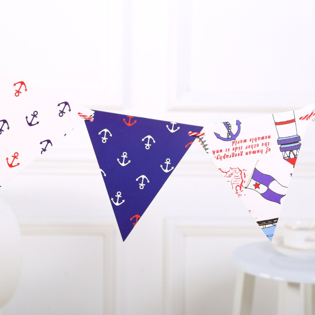 Sailor Bunting, Boat, Ship Bunting, Nautical Bunting, Deep Sea Theme ...