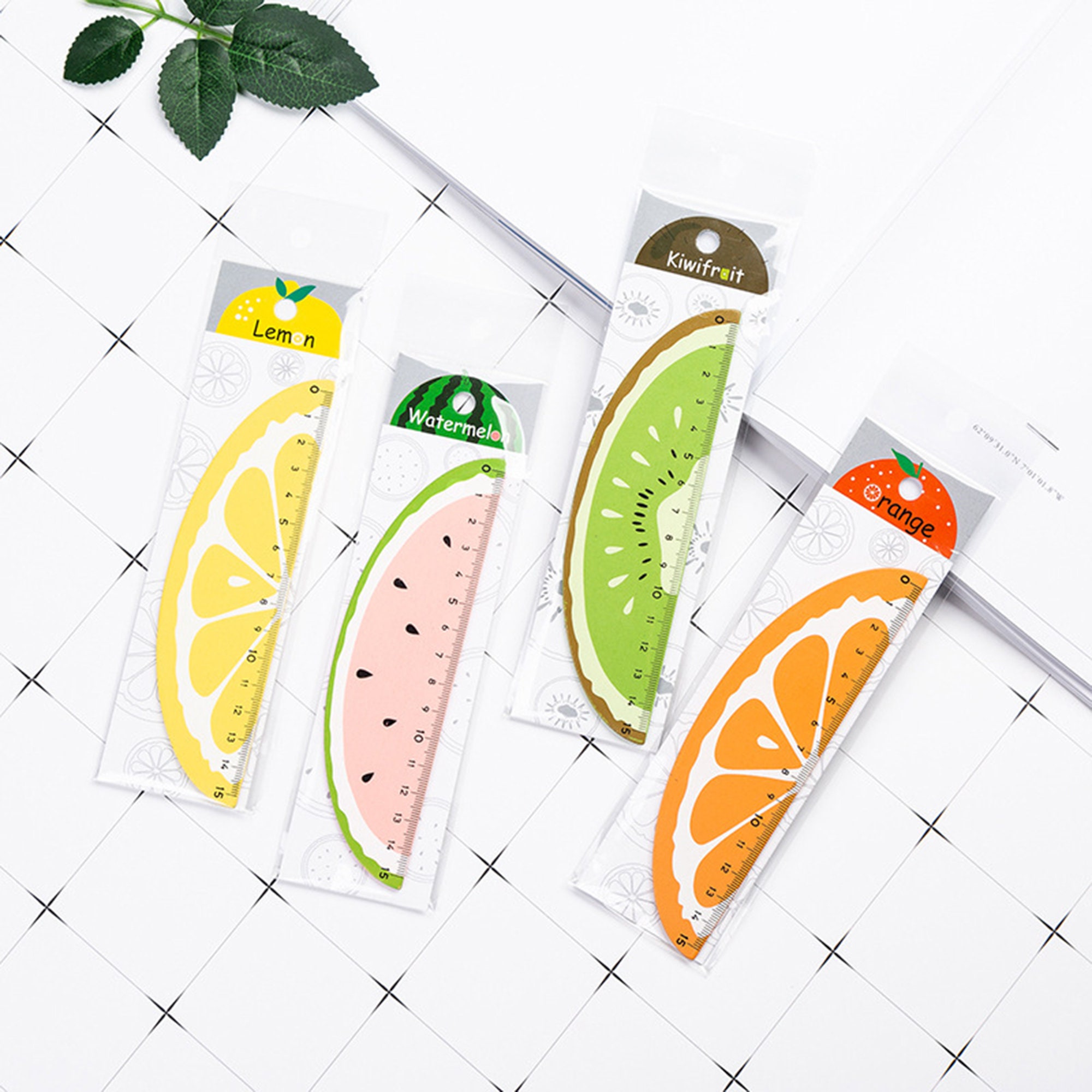 Fruit Wooden Ruler Cute Stationery Gift School Supplies - Etsy UK
