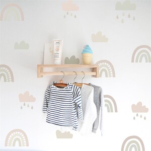 Neutral Rainbow Wall Stickers Cream Wall Stickers Wall - Etsy