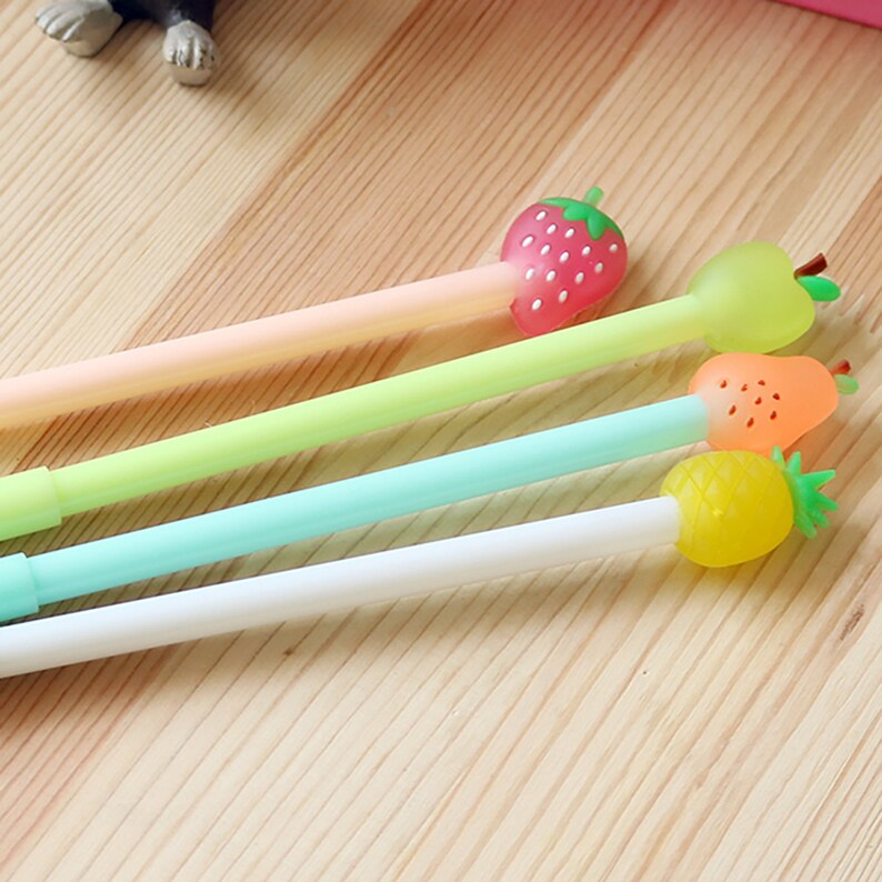 Novelty Fruit Pens Pineapple Pen Strawberry Pen Pen Food - Etsy