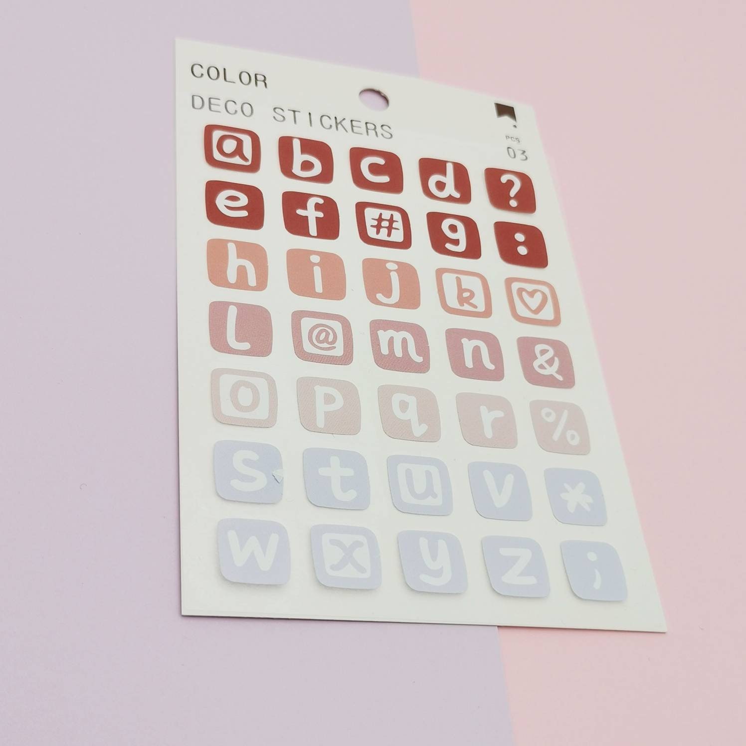 Letters and Numbers Stickers Alphanumeric Stickers Text - Etsy