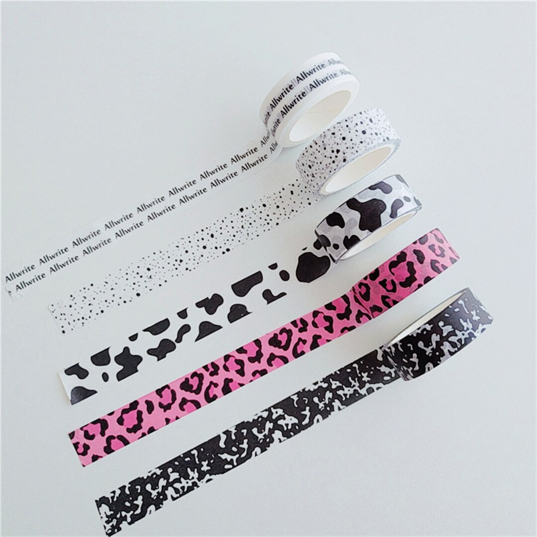 Animal Print Washi Tape, Cow Print Washi, Leopard Print Washi Tape, DIY ...