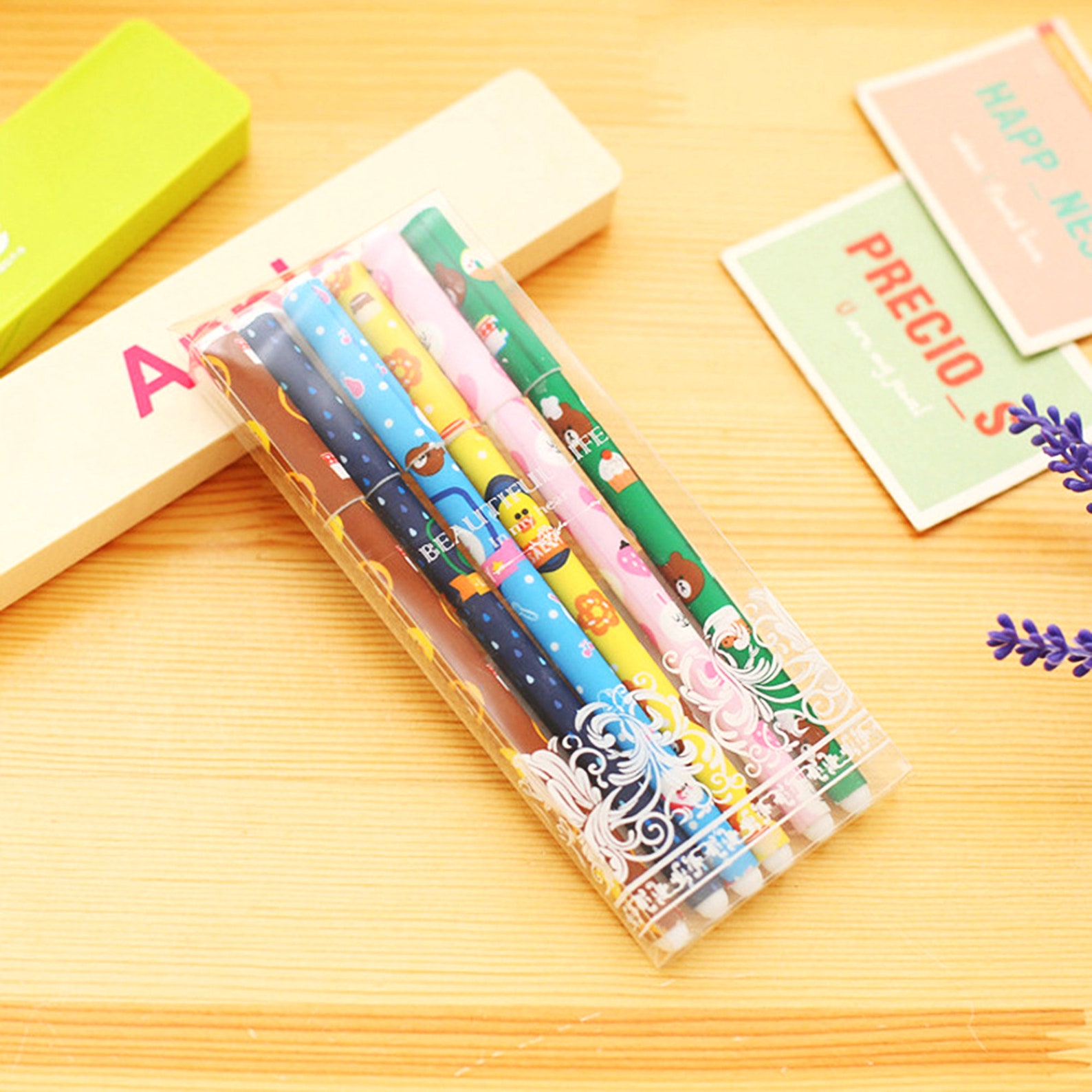 Brown and Cony Pens Line Friends Pen Set Line Character - Etsy
