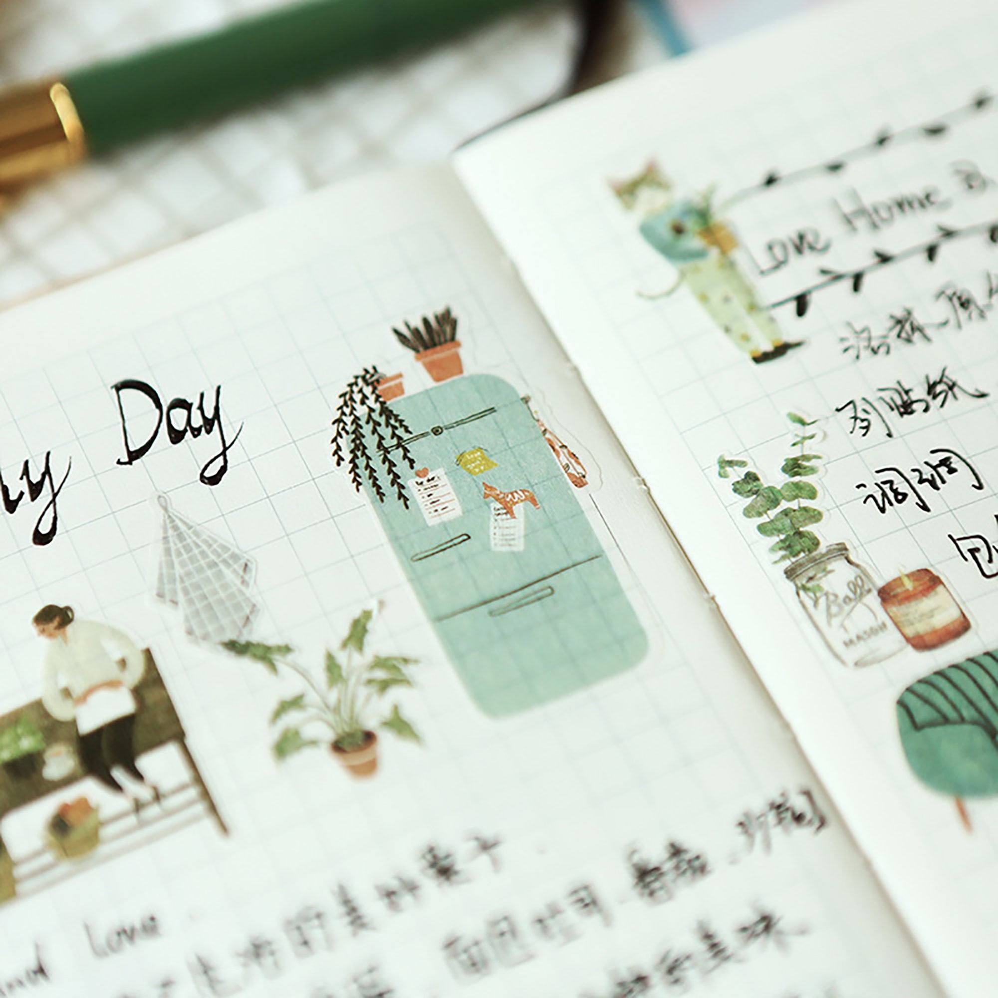 Lifestyle Stickers Daily Life Stickers Outfit Stickers OOTD - Etsy UK