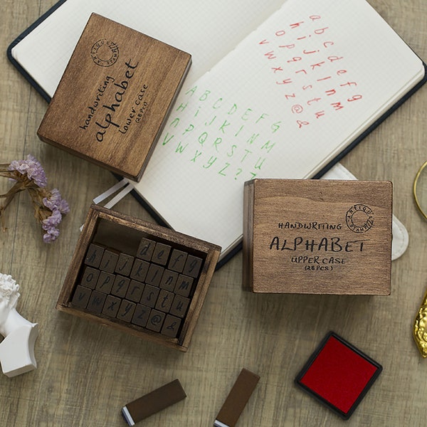 Cursive Alphabet Stamps - Etsy